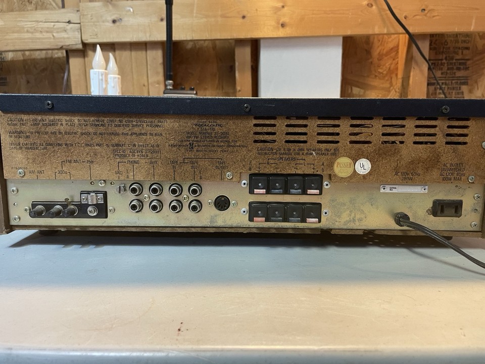 Realistic STA-110 AM/FM Receiver | eBay