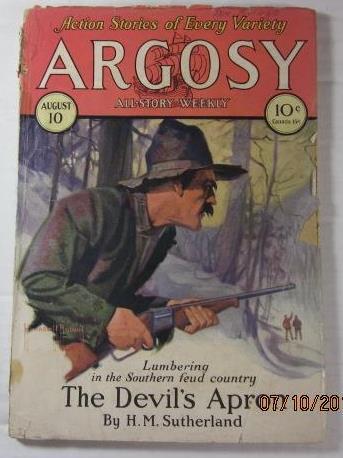 ARGOSY PULP AUG 10 1929 OTIS ADELBERT KLINE W C TUTTLE THOMAS THURSDAY ...