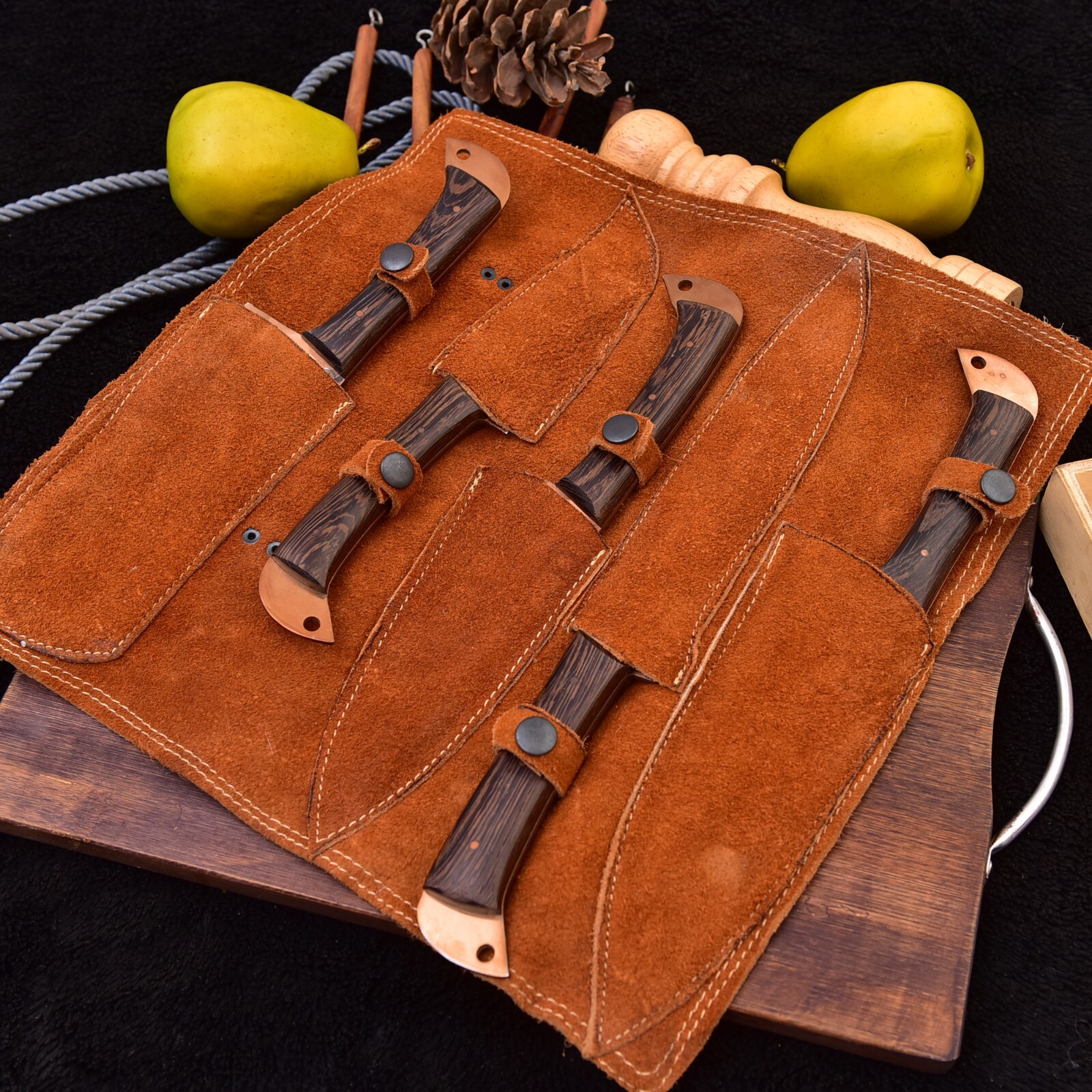 Chef knife, Rose gold chef knife, kitchen knives, gift for him ...