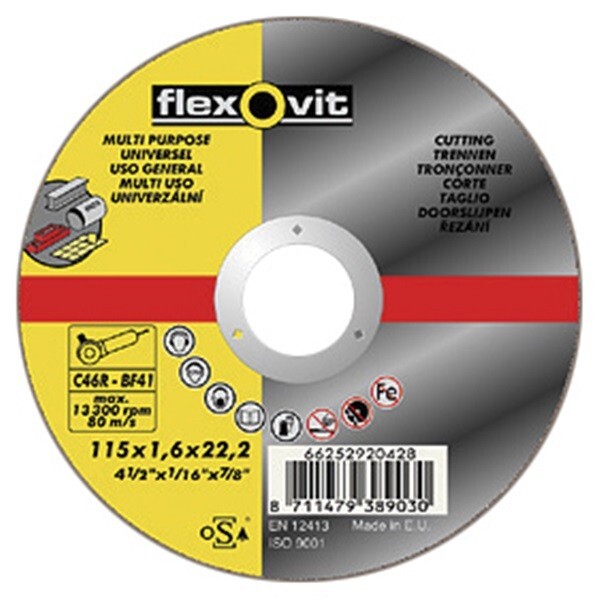FLEXOVIT Cutting Disc - 125mm x 1.0mm 66252926776 | eBay