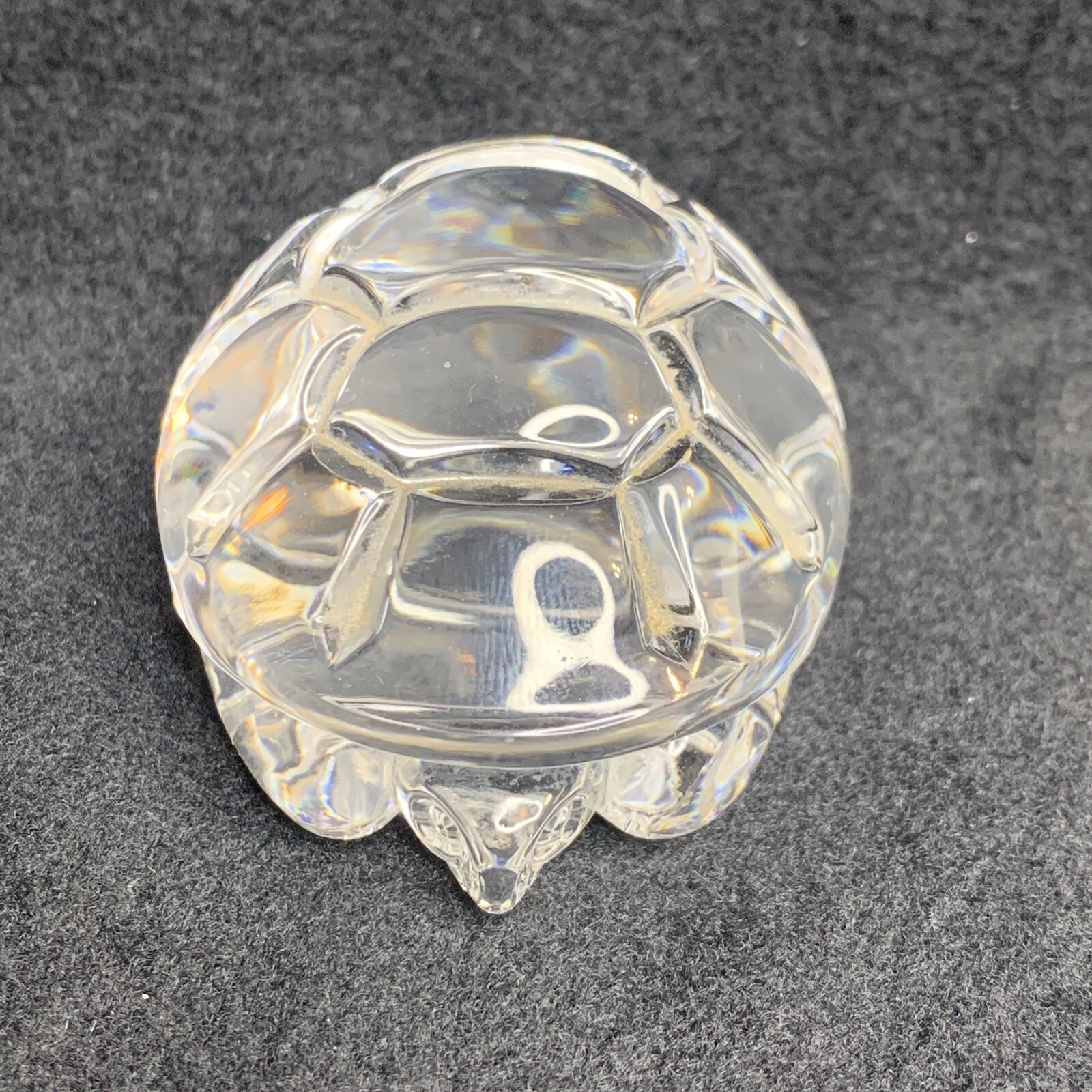 Steuben Crystal TURTLE Hand Cooler Paperweight, Mint Condition signed ...