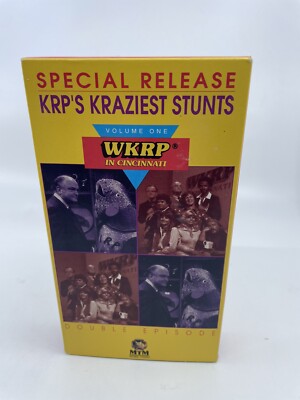 WKRP IN CINCINNATI VOL. 1 KRAZIEST STUNTS (VHS, 1992) COMEDY TV SERIES ...