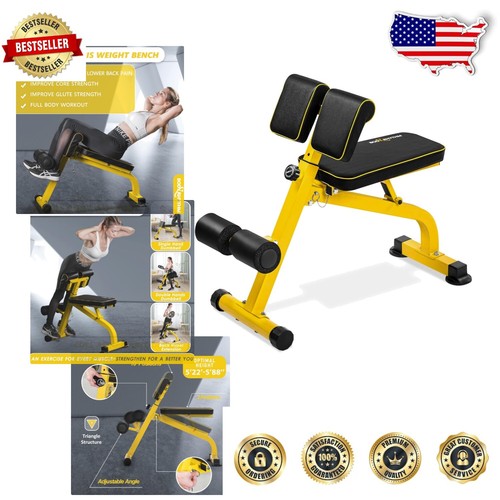 Multi-Functional Weights Bench - Adjustable for Sit-Ups, Back ...