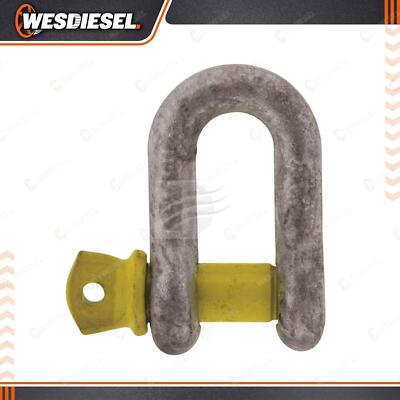 ARK D-Shackle - 13mm 1/2 inch 2000Kg Rated Galvanised Finish Blister ...