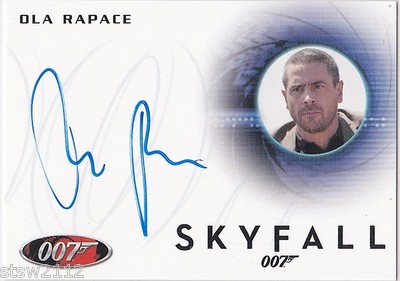 JAMES BOND 2014 ARCHIVES A238 OLA RAPACE PATRICE AUTOGRAPH SKYFALL VERY ...