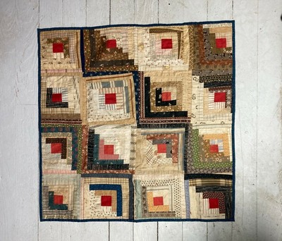 Completed Quilts - Vintage Log Cabin Quilt