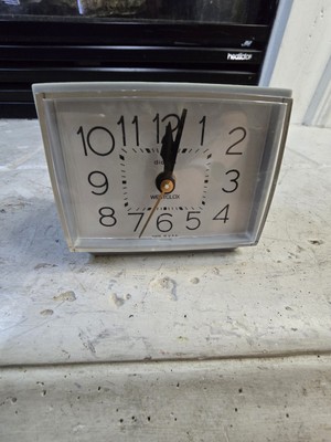 Vintage West Clock Dialite Analog Alarm Clock Works | eBay