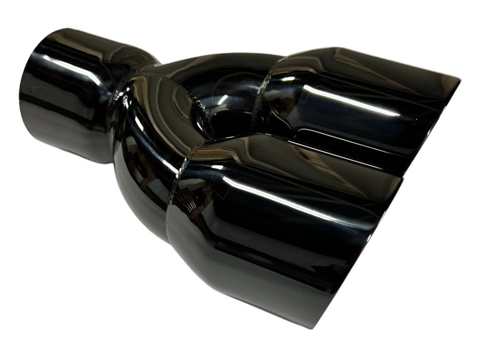 Exhaust Tip 2.50" Inlet 3.50" Outlet 9.50" long WDWDRS3500950-250-GBK ...