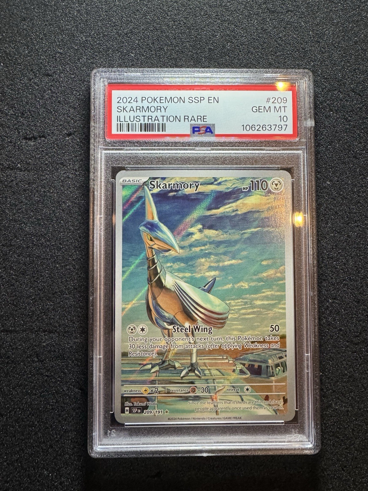 Skarmory 2024 Scarlet & Violet: Surging Sparks #209/191 Illustration ...