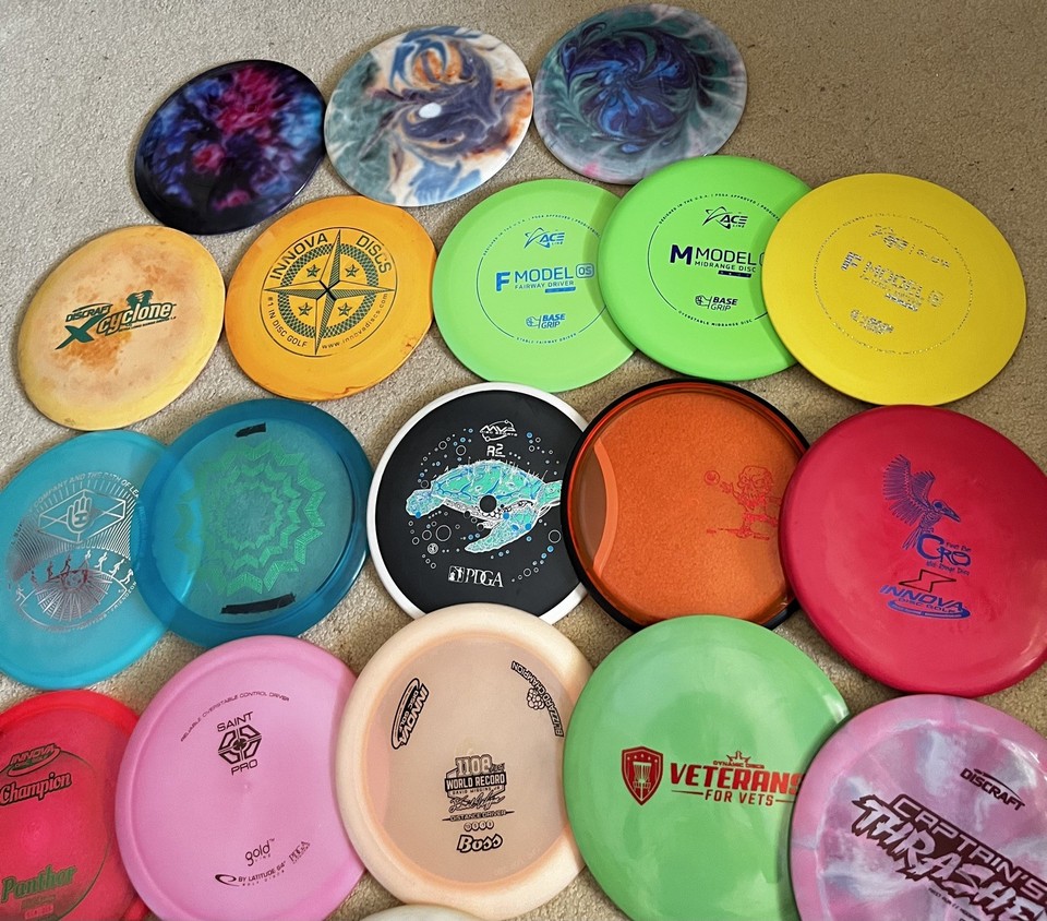 Disc Golf Lot (21) Premium Discs Discraft, Innova, MVP, Axiom - Good ...