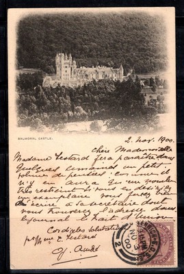 Balmoral Castle 1900 Postcard 100% used Italy, with 1 stamp | eBay UK