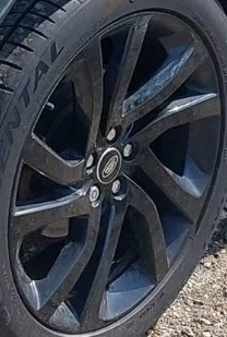 2018 Discovery Sport OE Wheel 20x8 5 Spoke Angled V Spoke Black Land ...