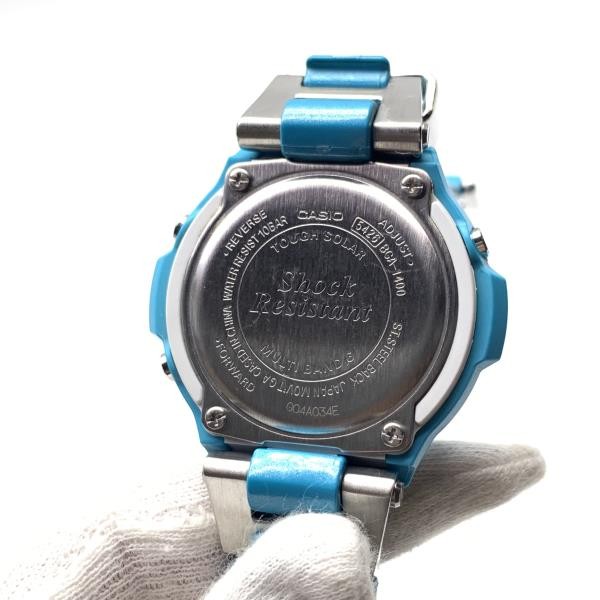 CASIO Babi G Tripper Wristwatch BGA 1400 2BJF Baby G Radio Solar Analog ...