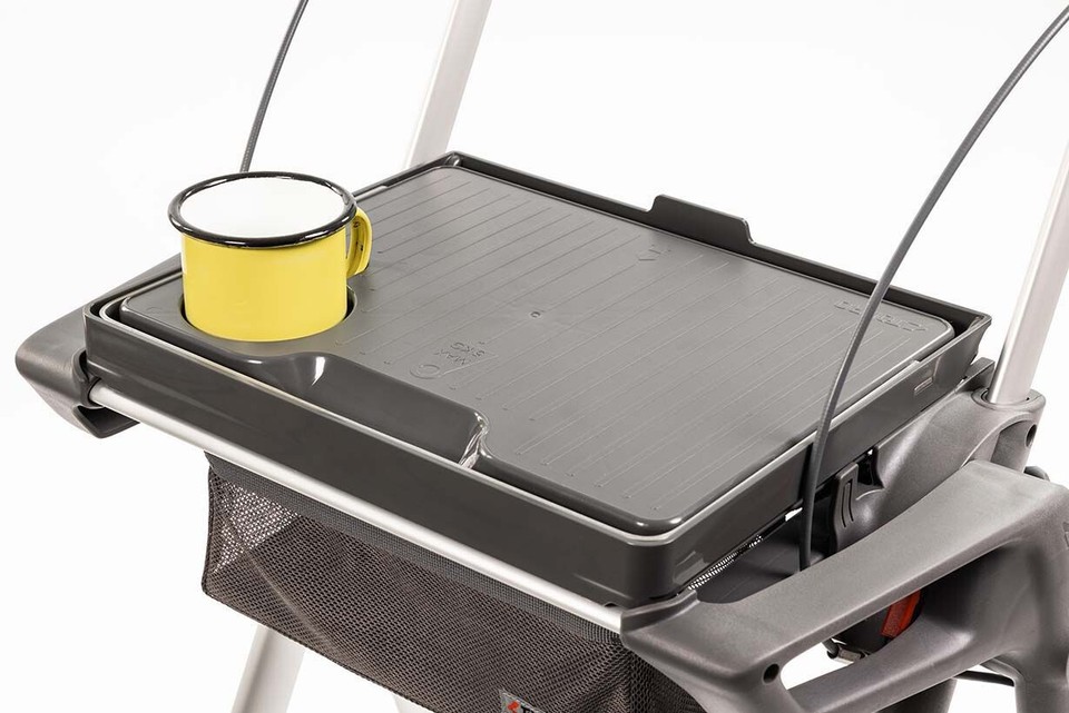 Topro Hestia Indoor Trolley Walker with tray and bag Rollator Walking ...