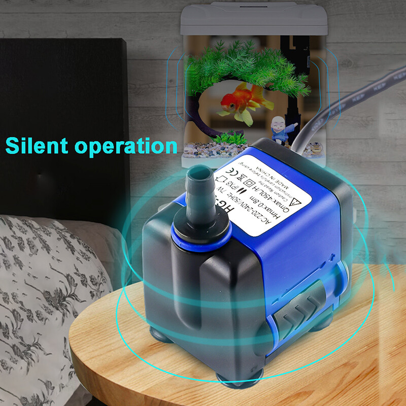 Small Submersible Water Pump for Aquarium Fish Tank Waterfall Fountain ...