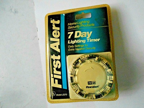 First Alert 7 Day Lighting Timer Model LS270 | eBay