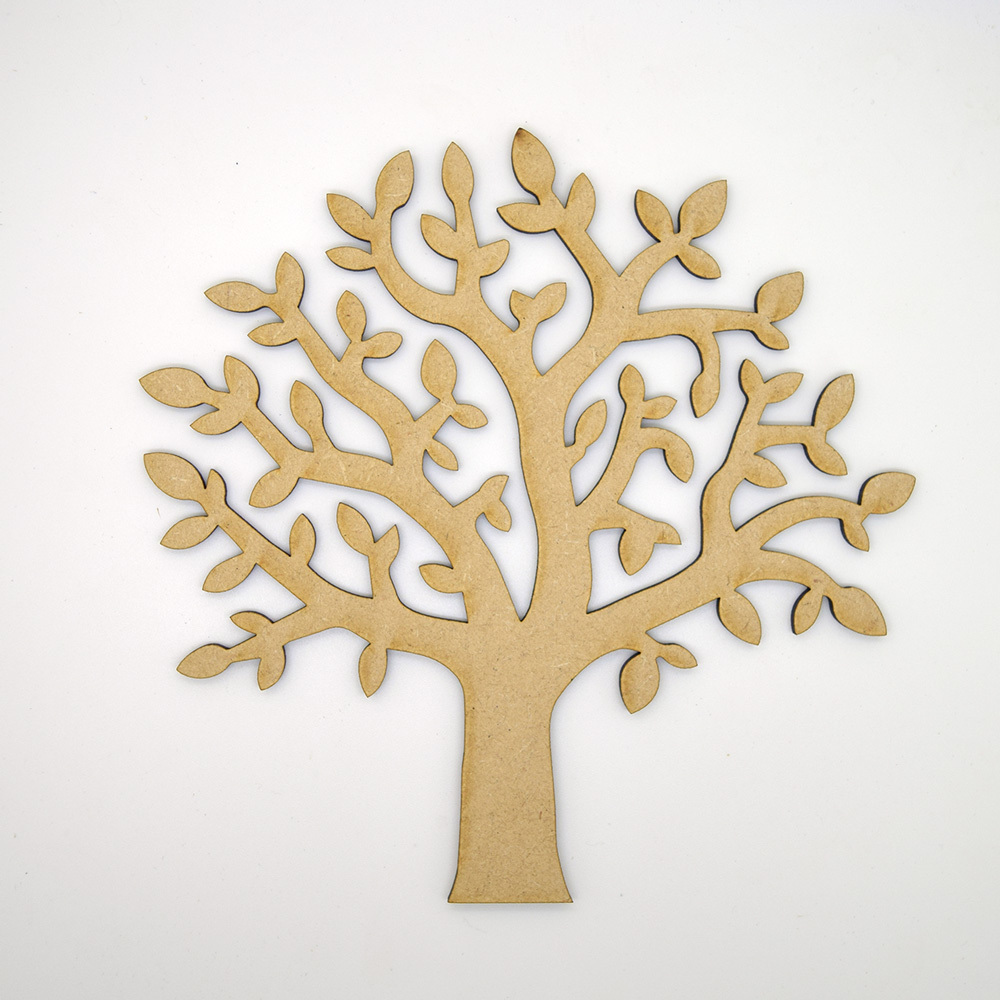 MDF Tree Shape craft blank - make your own Wooden Family Tree | eBay UK