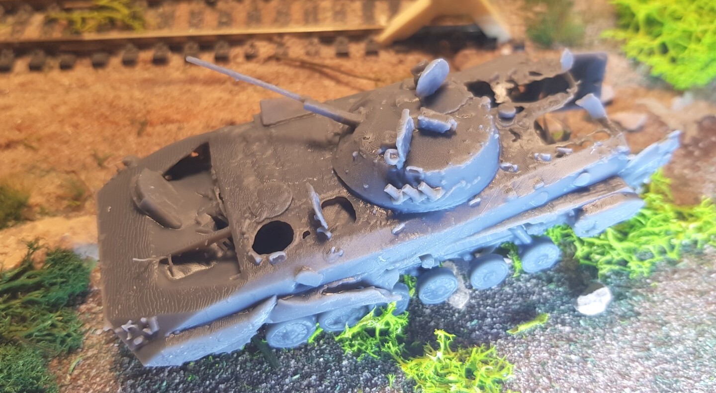 1:72 BMP 2 destroyed | eBay