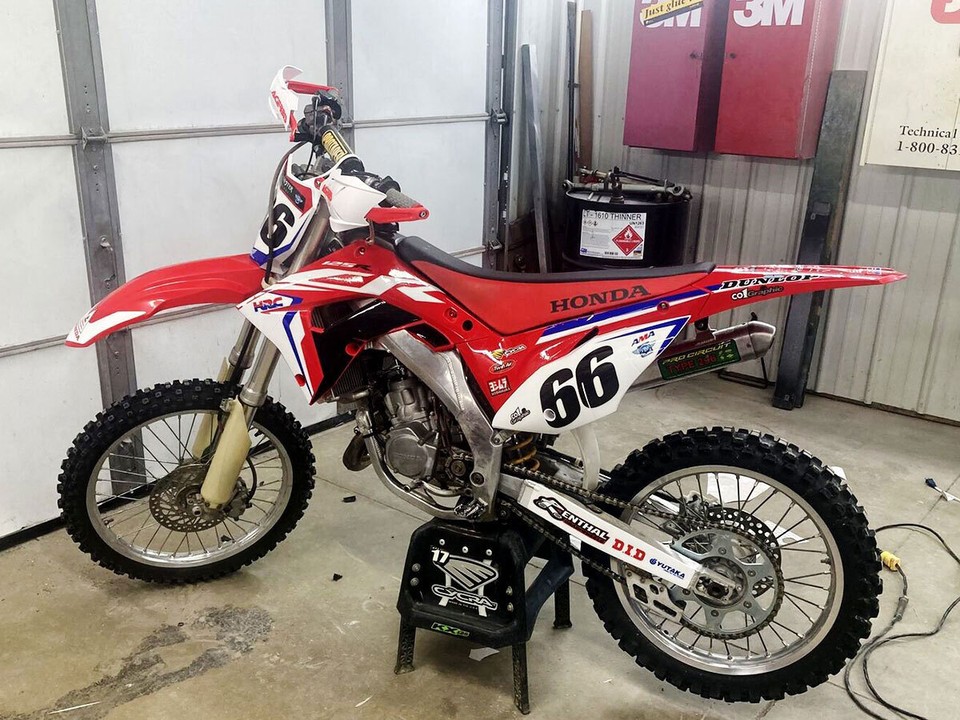 GRAPHICS DECALS FULL KIT FOR HONDA CR125 CR250 02-07 POLISPORT RESTYLE ...