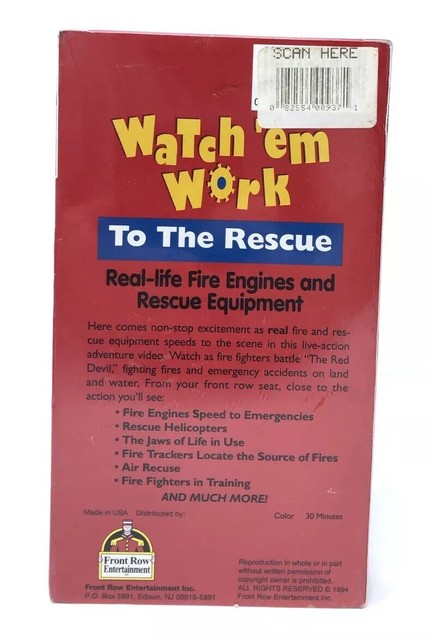 Watch em Work - To the Rescue (VHS, 2000) for sale online | eBay