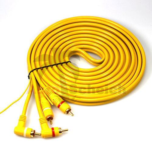 Cinch Cable 5m Remote Line RCA Amplifier End Stage Chinch Adapter Plug ...