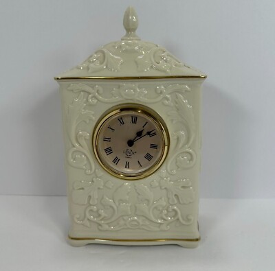 Elegant Lenox Georgian Collection Porcelain Quartz Mantel Clock ...