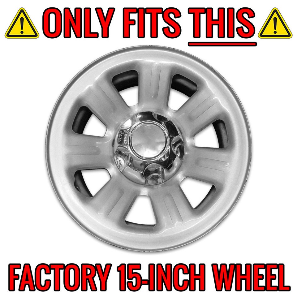 15in Wheel Skins w/7 Dimpled Spokes for 2000-11 Ford Ranger [Chrome ...