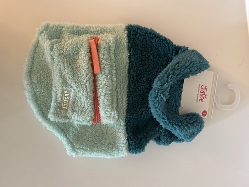 Justice Pet Polyester Hoodie Dog Jacket, Blue, Small | eBay