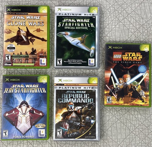 Star Wars Games Xbox Lot Of 6 Games OG Xbox | eBay