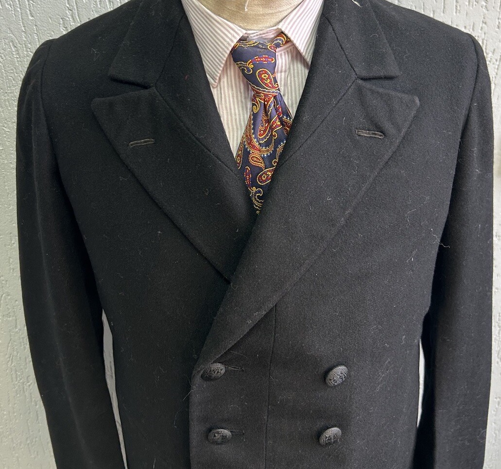 Men’s 1900s Edwardian Three Piece Morning Frock Coat Suit Vintage ...