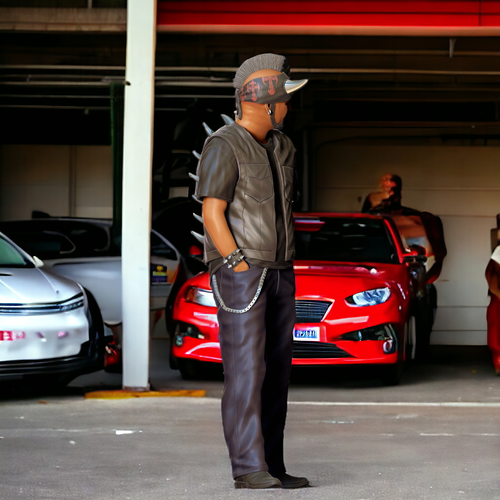 Counting Cars Horny Mike Resin 3d print Diorama Figure very Detailed ...