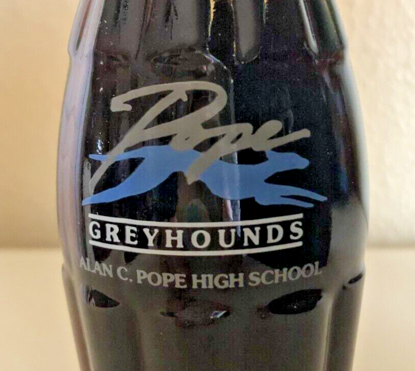 Coca-Cola Commemorative Bottle - 1991 Pope GREYHOUNDS Alan C. Pope High ...