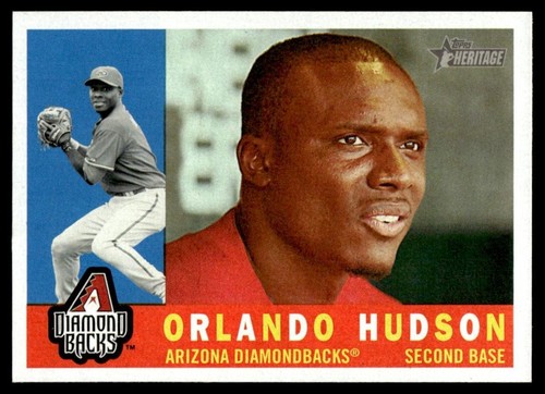 2009 Topps Heritage Orlando Hudson Arizona Diamondbacks #197 | eBay