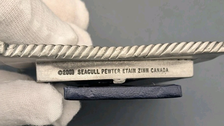 Vintage Seagull Pewter Canada Heart Picture Frame with Woman Profile ...