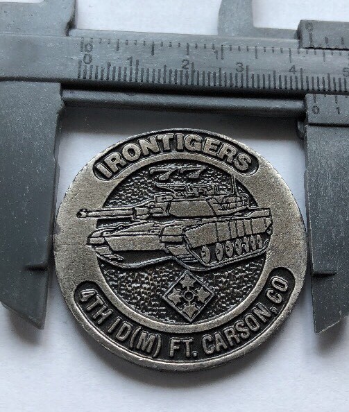 2nd Battalion, 77th Armored Regiment, 4th Infantry Division (M) Coin ...