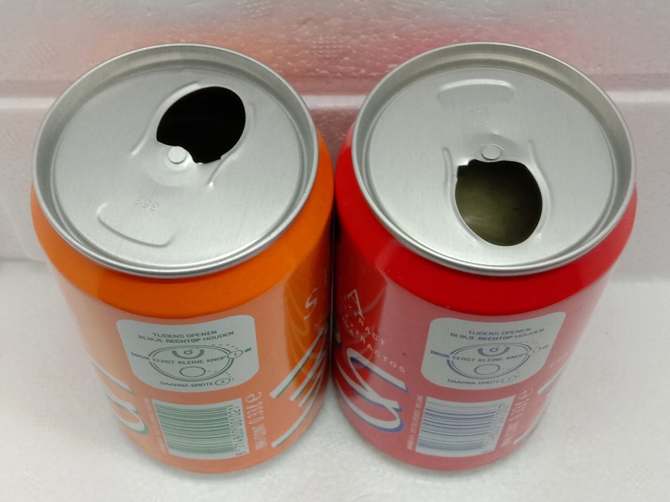 Empty Soda Cans 3ES COLA & SINAS 330 ml. Netherlands 1993 Top Open! - 2 ...