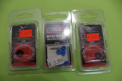 2ea. Carbon Express Aluminum Peep Sight + Pine Ridge Blue Nitro Buttons ...