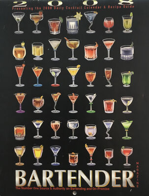 Bartender Magazine 2008 Daily Cocktail and Recipe Guide Calendar ...