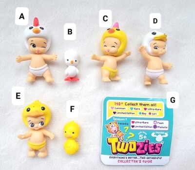 TWOZIES Season 1 Two Noisy *NEW* You Choose! Chickens Ducks Babies Pets ...