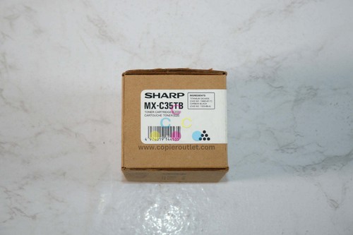 Genuine Sharp MX-C357F / MX-C407P Black Toner Cartridges MX-C35TB for ...