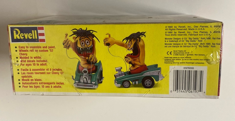 Revell Ed "Big Daddy" Roth MR. GASSER Model Kit 6197 SEALED NIB 1990 ...