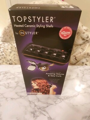 NEW Topstyler Instyler Heated Ceramic Styling Shells Hair Curlers ...