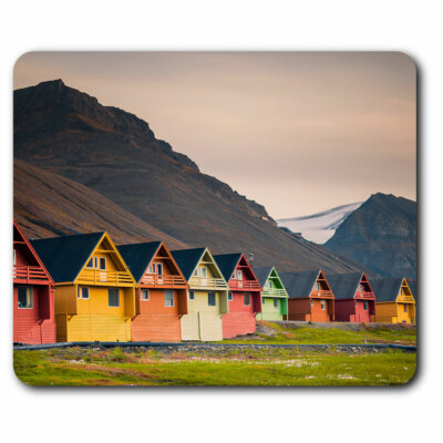 Computer Mouse Mat - Longyearbyen Svalbard Norway Office Gift #21807 ...