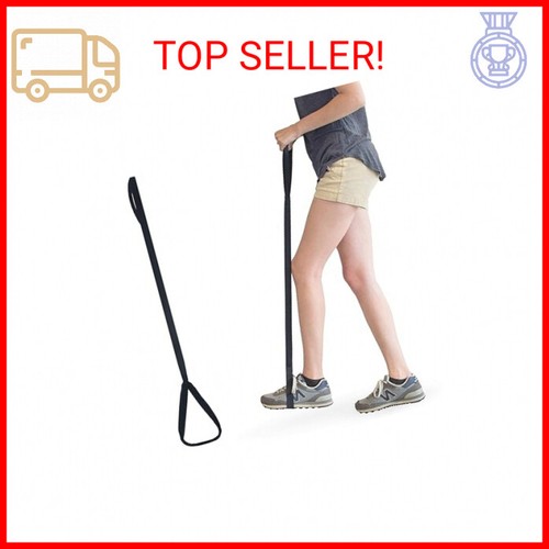 RMS 35 Inch Long Leg Lifter - Durable & Rigid Hand Strap & Foot Loop ...