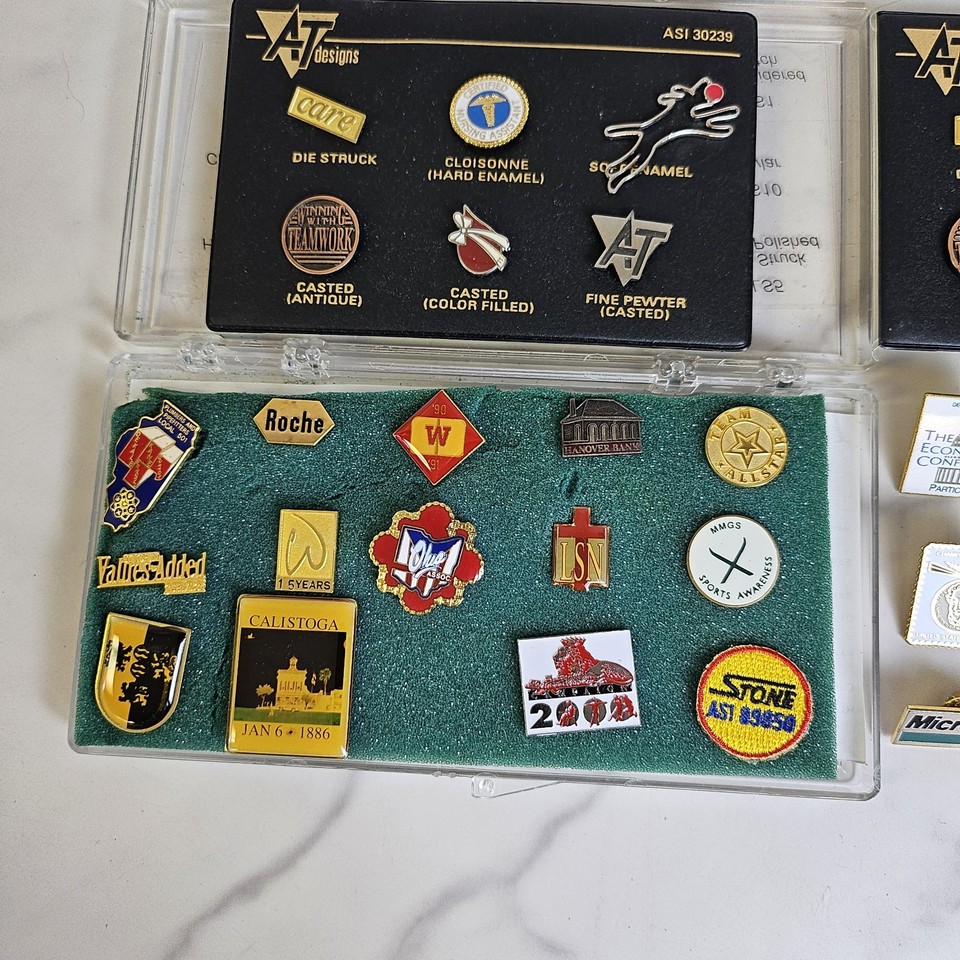 Vintage Lot Of Lapel Pins Pin Backs Various Types Vintage | eBay