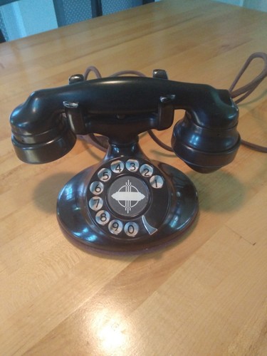 Western Electric 202 D1 Rotary Dial Telephone, E1 Hand Set w/ bell box ...