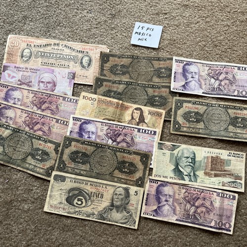 LOT OF 15 Mexico Mixed Notes | eBay
