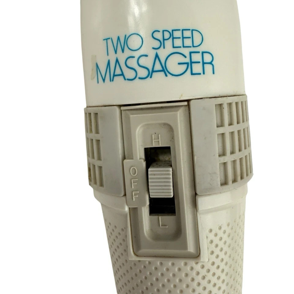 Vintage Oster Model 295-08 Two Speed White Handheld Stick Massager 1987 ...