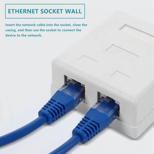 RJ45 Socket - Shielded Mounted Wall Socket with CAT6A Ethernet3484 ...