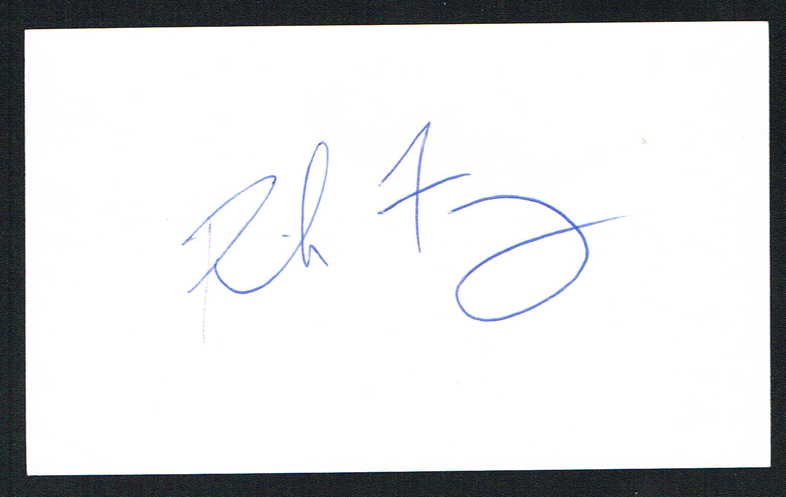 Rick Forney signed autograph auto 3x5 index card Baseball Player H2764 ...